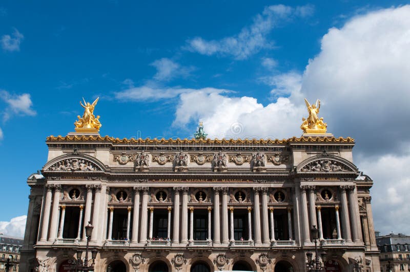 Opera Garnier stock image. Image of monument, facade - 19915197