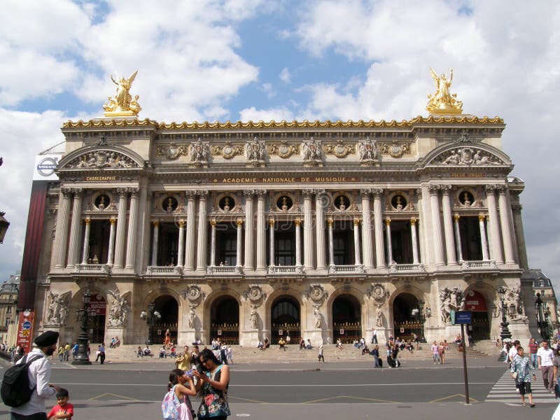 Opera Garnier editorial photo. Image of charles, evening - 23137196