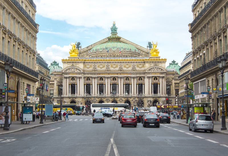Opera Garnier Grand Opera in Paris, France Editorial Photo - Image of ...