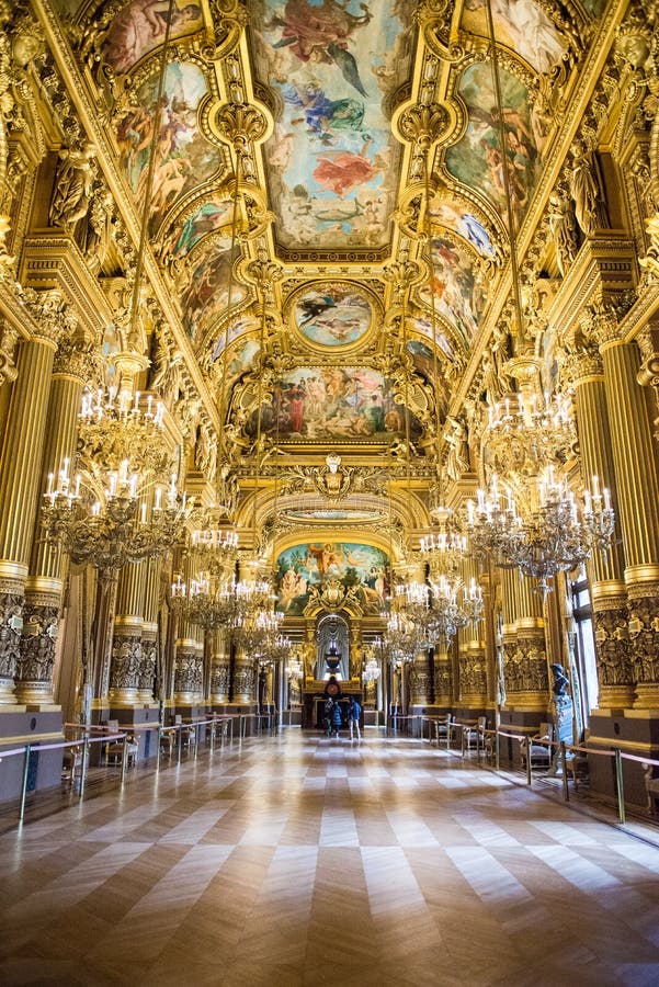 Opera garnier from inside editorial stock photo. Image of travel - 80860468