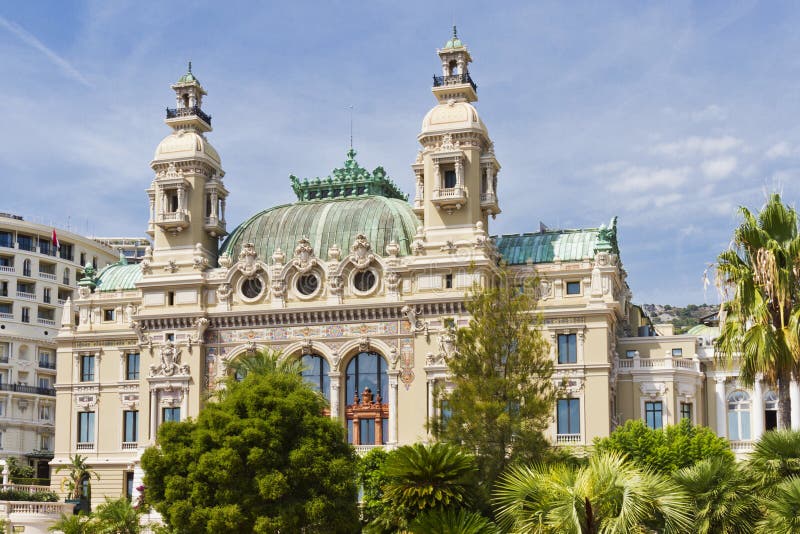 Opera Garnier. Monaco. stock photo. Image of mediterranean - 25306448