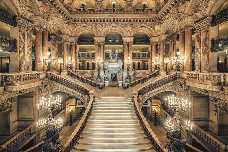 Opera Garnier in Paris editorial image. Image of building - 157040615