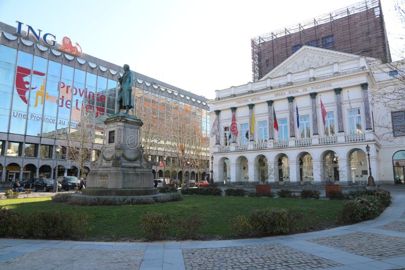 Opera of the city of Liege editorial image. Image of opera - 365177295