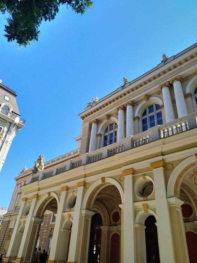 Opera House Building Facade Stock Photo - Image of estate, houses ...