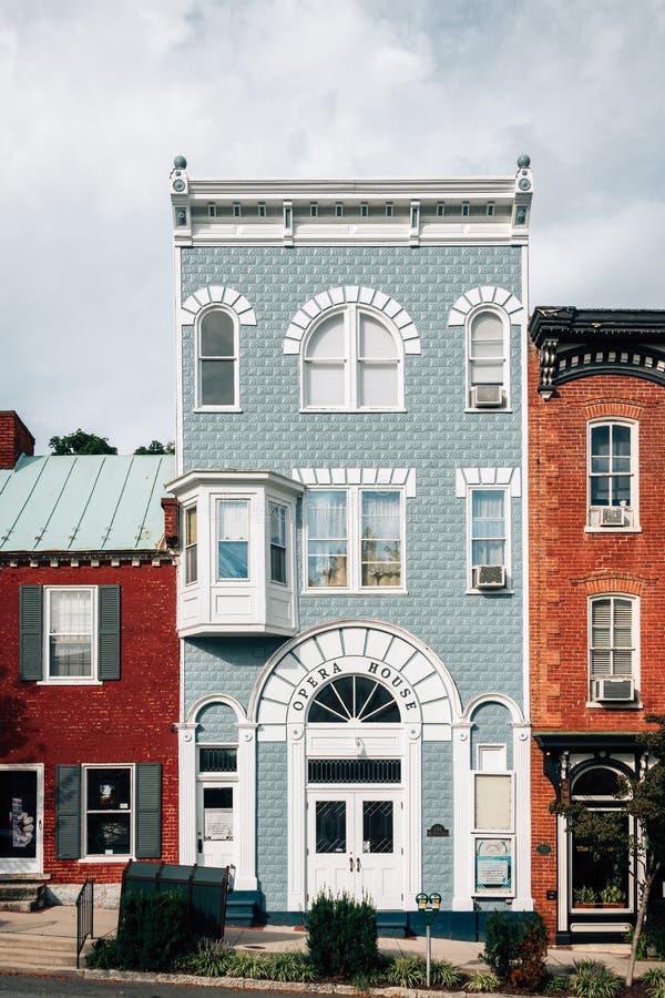The Opera House in Downtown Shepherdstown, West Virginia Stock Photo ...