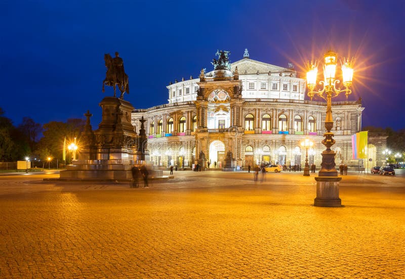 Opera House of Dresden, Germany Stock Photo - Image of famous, city ...
