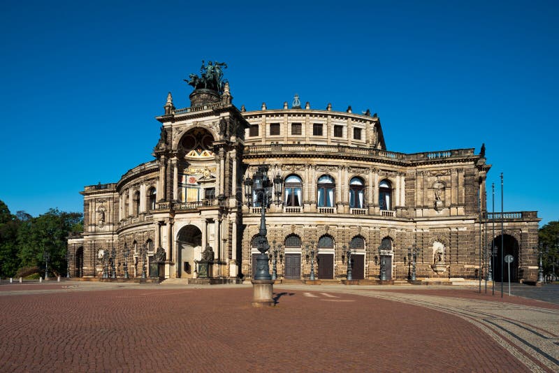 Opera house in Dresden stock photo. Image of dresden - 34433494