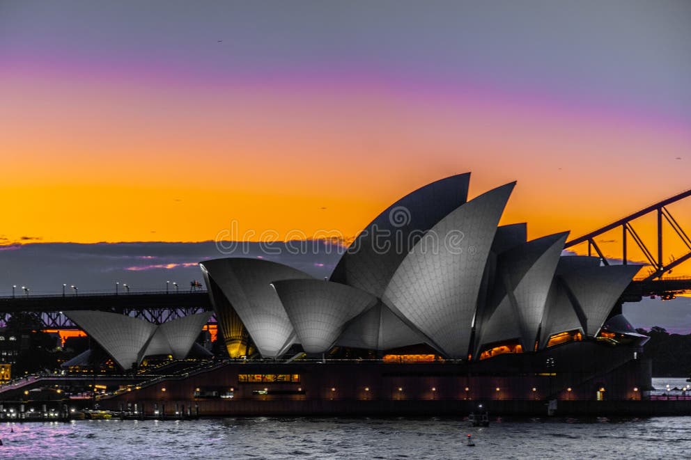 Opera House and Evening View Editorial Stock Photo - Image of ...