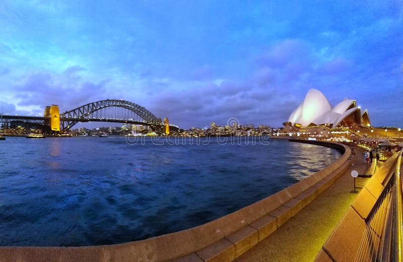 Opera House and Harbour Bridge Editorial Photography - Image of sydney ...