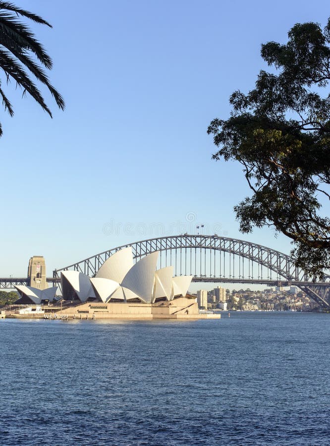 Harbour Bridge and Opera House Editorial Stock Photo - Image of house ...