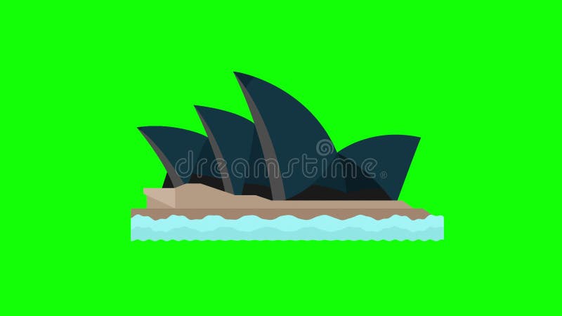 Eco House Icon Animation. Loop Animation with Alpha Channel, Green ...