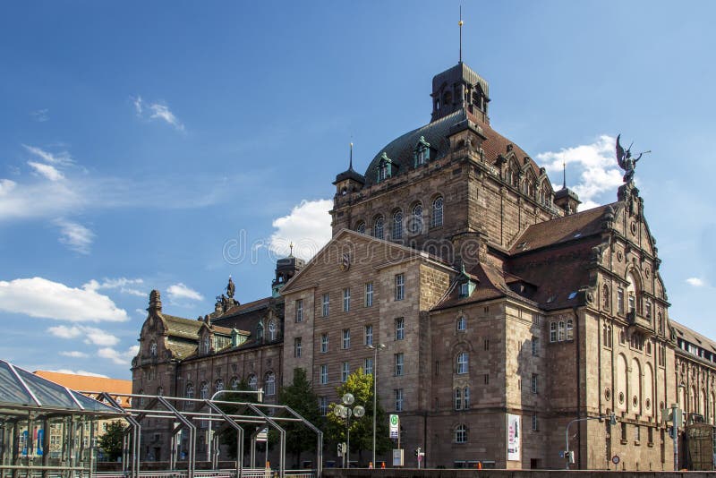 Opera House of Nuremberg, Germany, 2015 Stock Photo - Image of ...