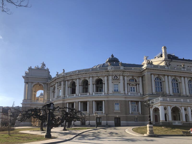 Opera House, Odessa Ukraine Stock Photo - Image of view, spring: 270915388