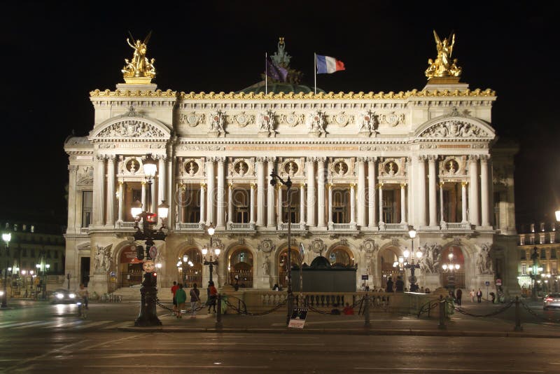Opera House - Paris - France Editorial Stock Photo - Image of square ...