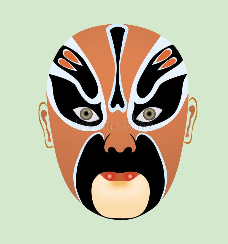 Chinese Opera Mask Stock Illustrations – 783 Chinese Opera Mask Stock ...