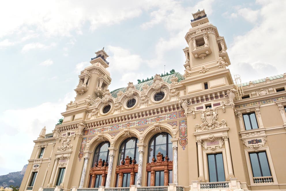 Opera Monte-Carlo in Monaco Stock Photo - Image of marble, white: 363927078