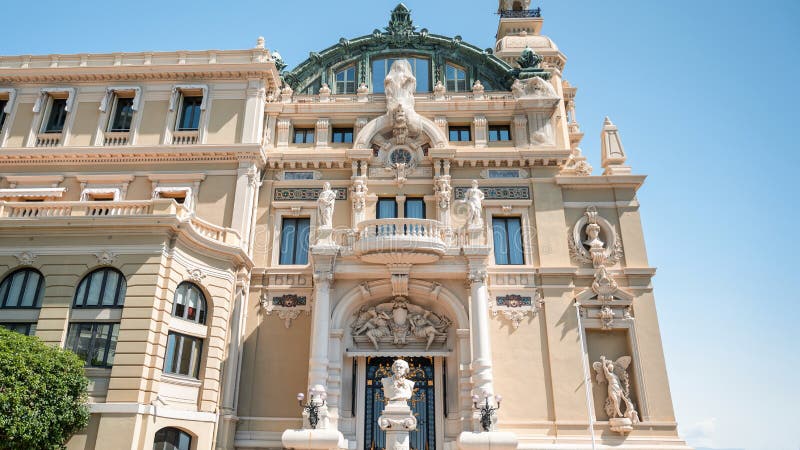 The Opera in Monte-Carlo, Monaco Stock Image - Image of casino, gamble ...