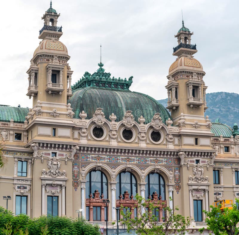 The Opera in Monte-Carlo, Monaco Stock Image - Image of gambling ...