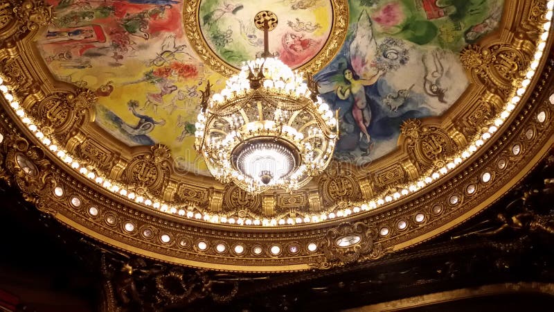Opera Paris stock photo. Image of roof, dome, gold, antique - 82264298