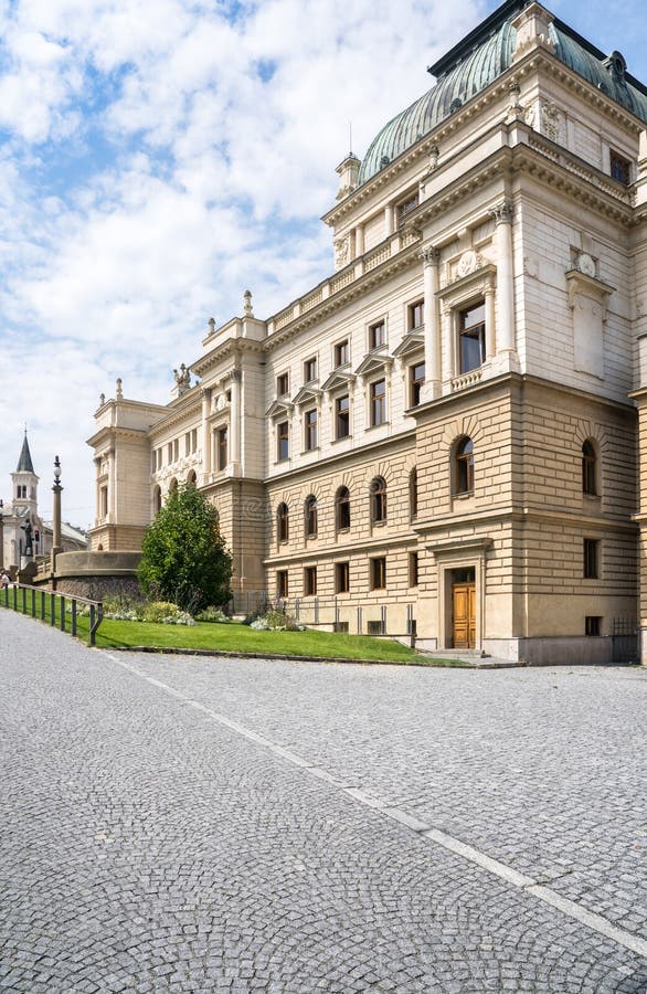Opera, Pilsen, Czech Republic Stock Photo - Image of structure, cloudy ...