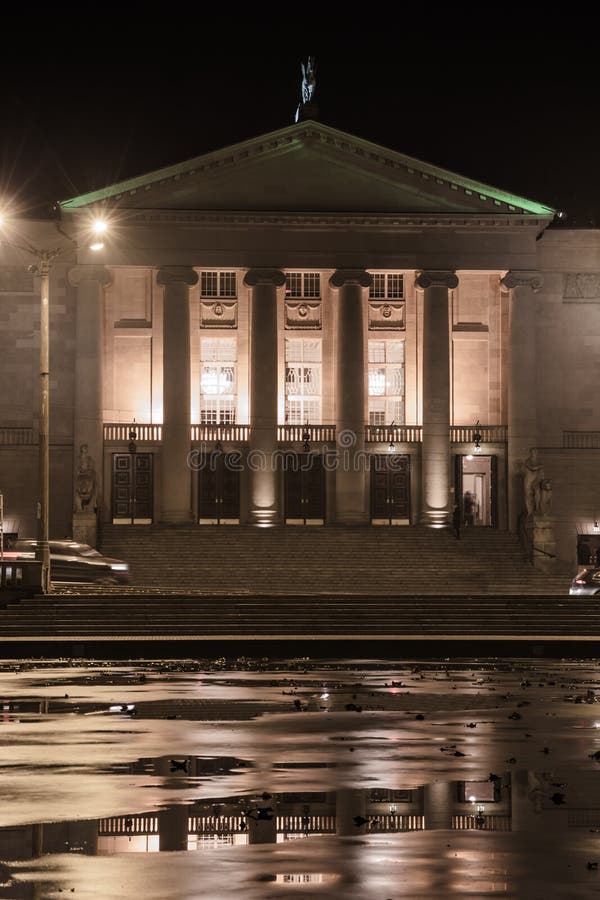 Poznan Opera stock photo. Image of destination, famous - 28063724