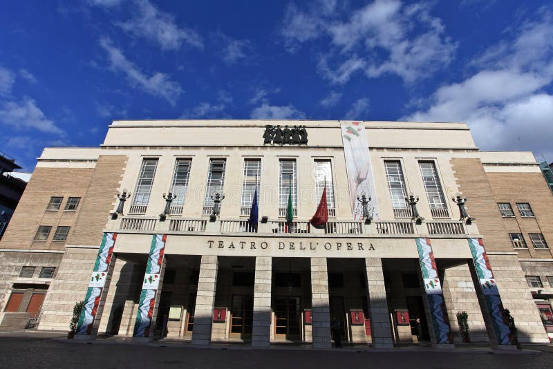 Opera.Rome fotografia editorial. Imagem de outdoor, exterior - 21885342