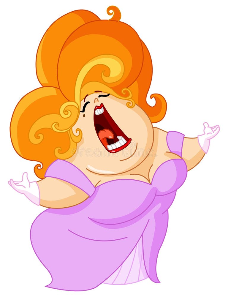 Opera Singer Cartoon Stock Illustrations – 585 Opera Singer Cartoon ...