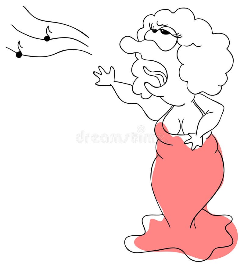 Opera Singer Stock Illustrations – 2,064 Opera Singer Stock ...