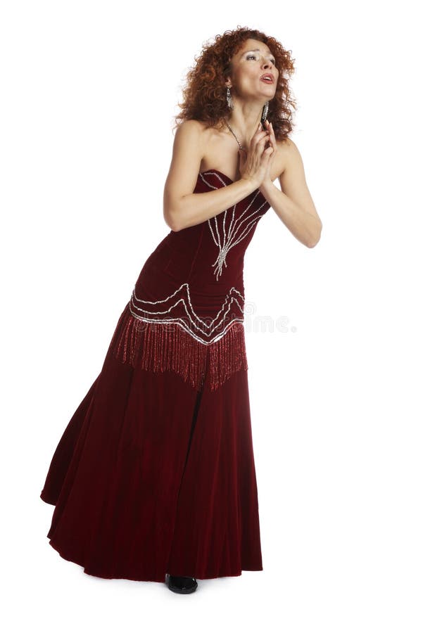 The opera singer stock photo. Image of brightly, expression - 7590946