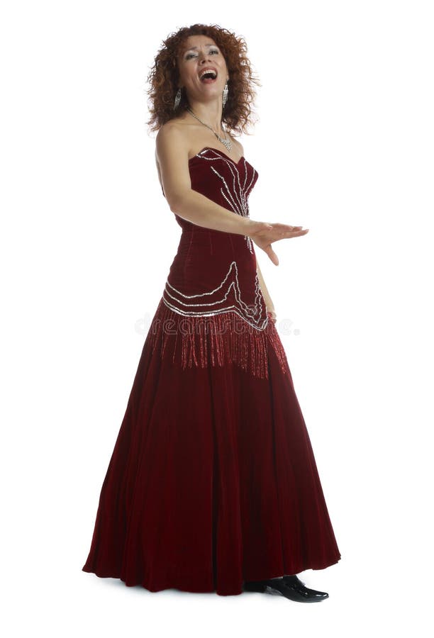 The opera singer stock photo. Image of brightly, expression - 7590946