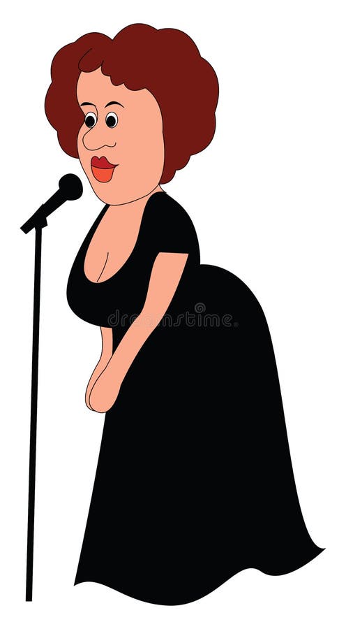 Opera Singer, Illustration, Vector Stock Vector - Illustration of ...