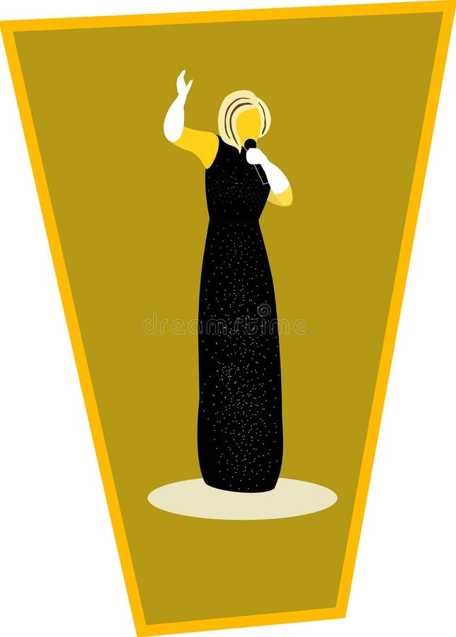 Beautiful Opera Singer is Back Stock Photo - Image of dress, keyboard ...