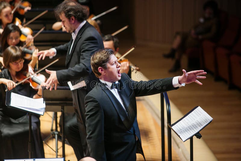 Opera Singer Performs a Classical Piece Editorial Stock Image - Image ...