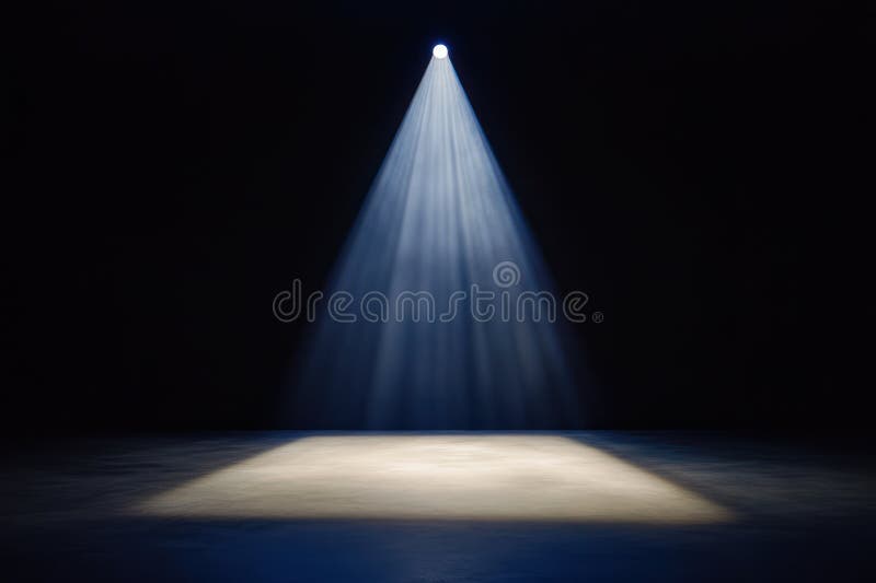 Opera Stage Set with Colorful Backdrop and Spotlight Illumination for ...