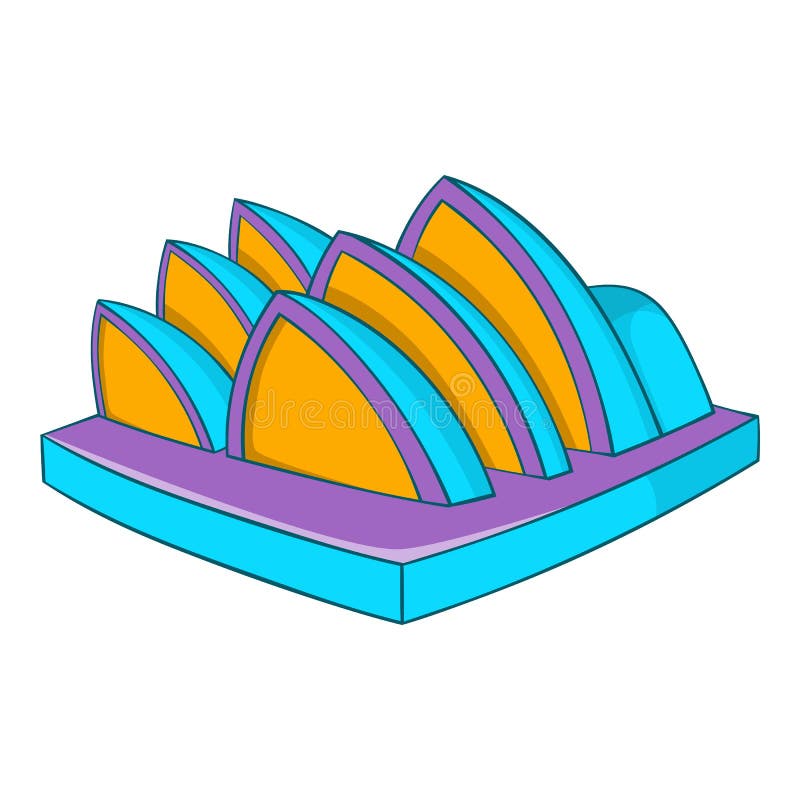 Opera Theater Icon, Cartoon Style Stock Vector - Illustration of event ...