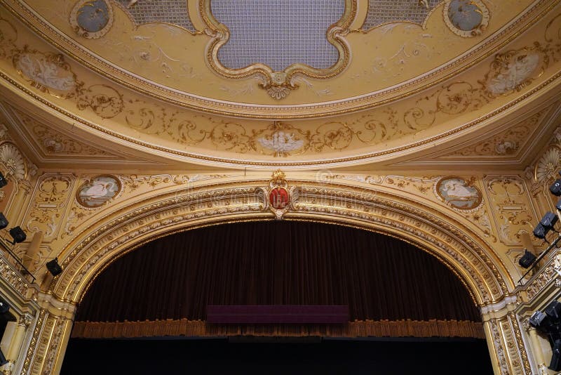 Opera theater inside stock image. Image of design, architecture - 118904323
