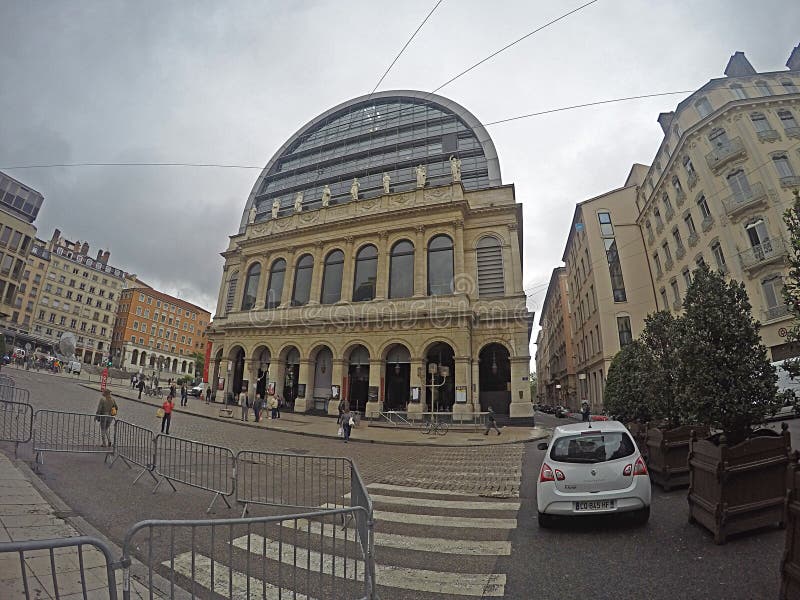 Opera lyon editorial stock image. Image of architecture - 109648654