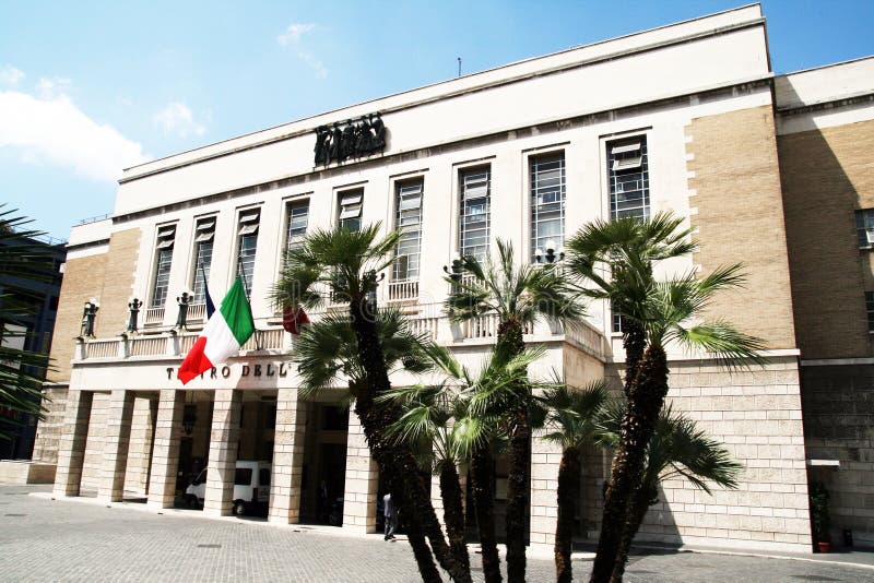 Opera theater rome editorial stock image. Image of theatre - 27727604