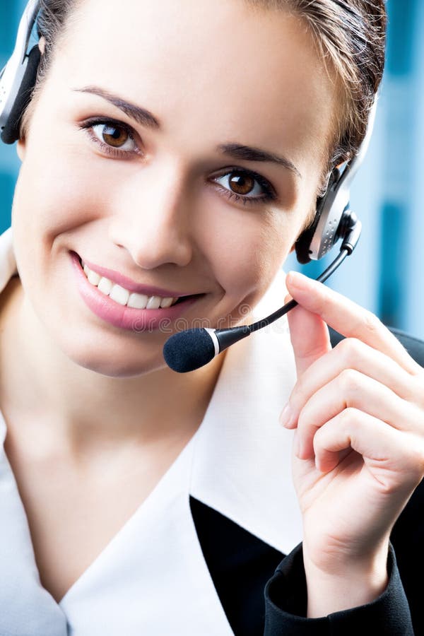 Operador Del Teléfono De La Ayuda Foto de archivo - Imagen de teléfono ...