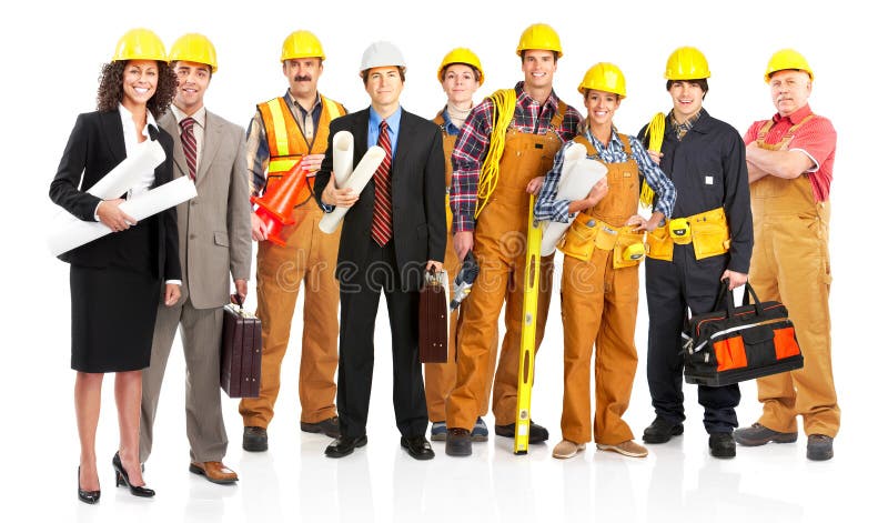 Operai immagine stock. Immagine di elettricista, cappello - 10665975