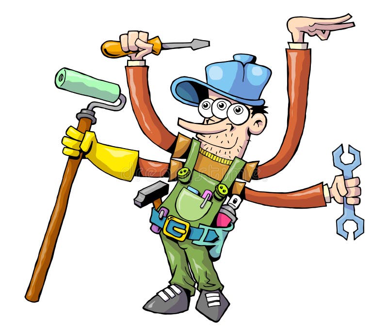 Operaio illustrazione di stock. Illustrazione di eretto - 1889859