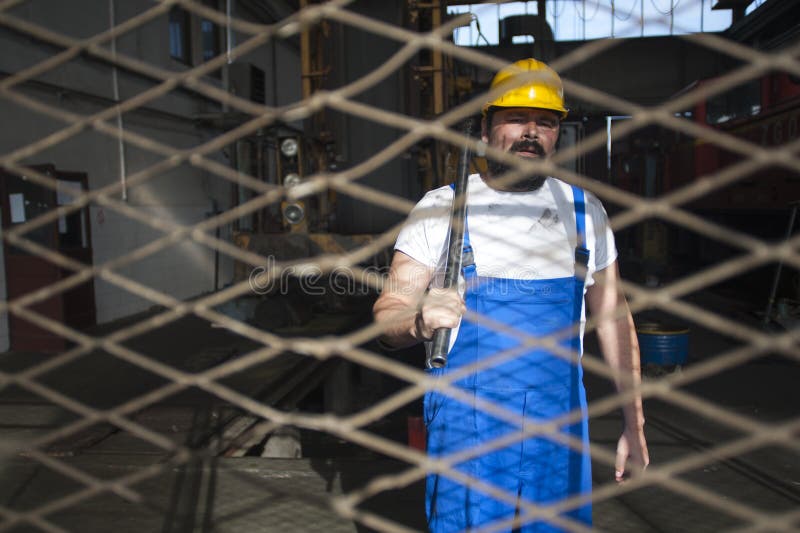 Operaio immagine stock. Immagine di tipo, cappello, mestiere - 40322969