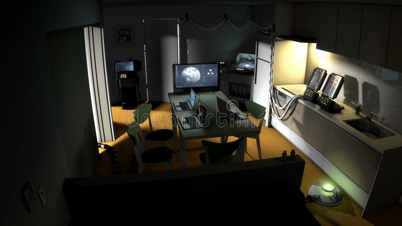 Operating Base, Command Center V4. Stock Footage - Video of room ...