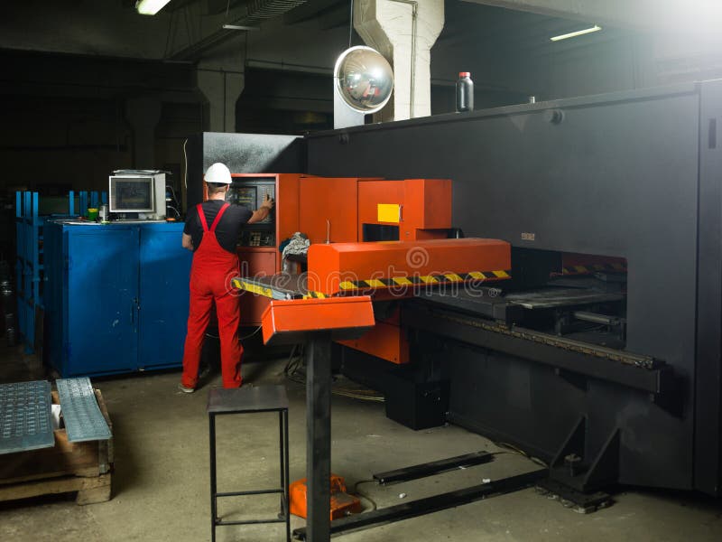 Operating the Control Panel Stock Image - Image of gloves, mechanised ...