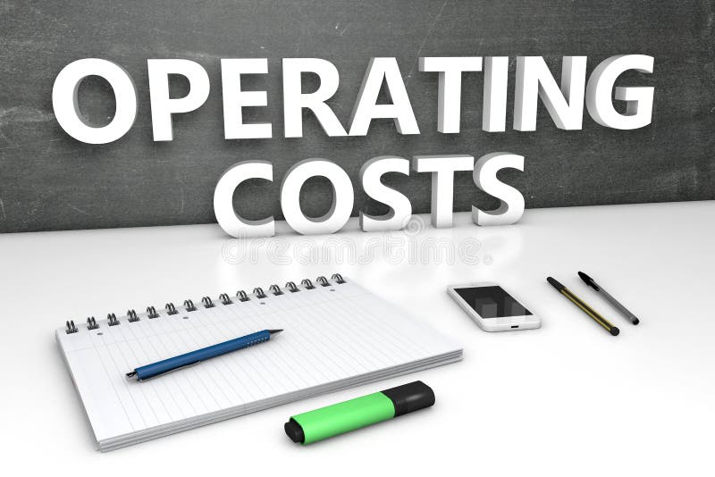 Operating Costs stock illustration. Illustration of process - 205481204
