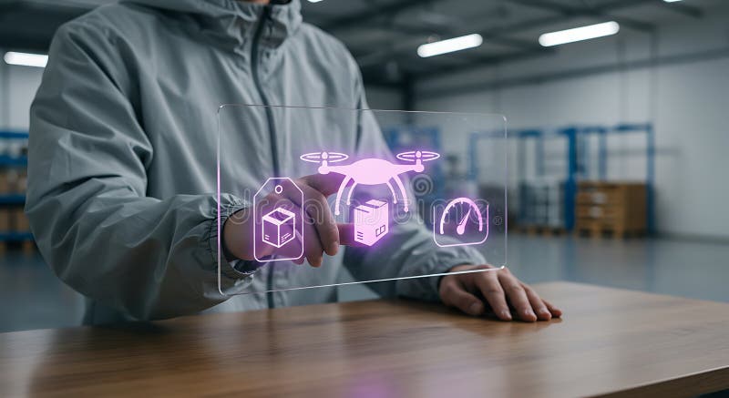 Operating Drone for Delivery on Digital Screen in Warehouse Environment ...