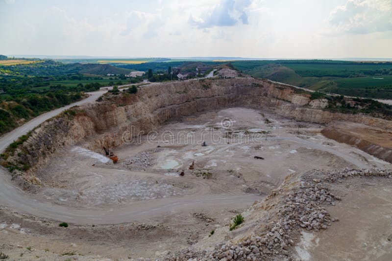 Huge quarry stock image. Image of countryside, digging - 33279269