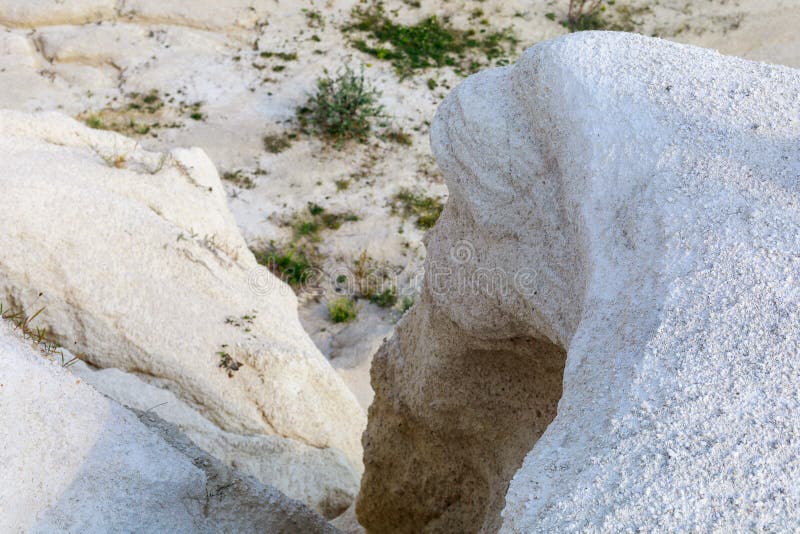 The Operating Huge Quarry for the Extraction of Stone. Natural ...