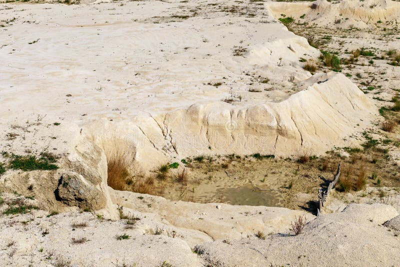 The Operating Huge Quarry for the Extraction of Stone. Natural ...