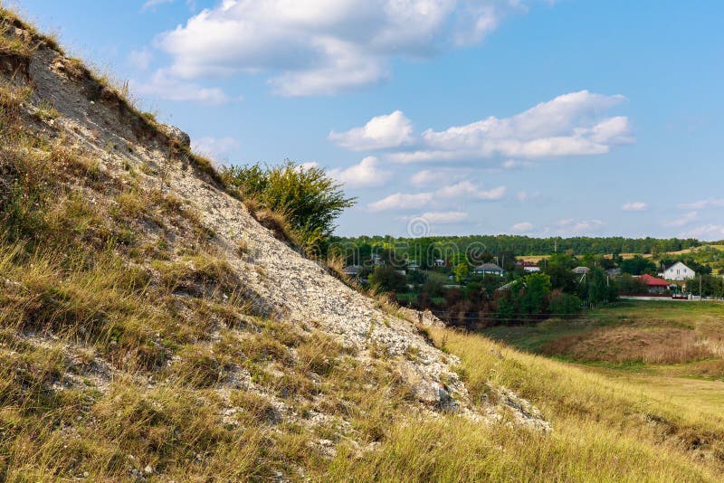 The Operating Huge Quarry for the Extraction of Stone. Natural ...